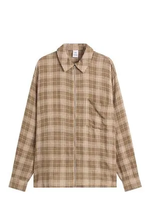 WON HUNDRED Zayne Zip Overshirt - Ginger Snap