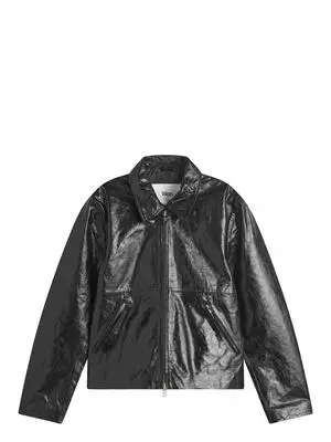WON HUNDRED Dutton Leather Jacket - Black