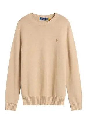 Polo Ralph Lauren Cotton Knit Jumper - Dune Melange