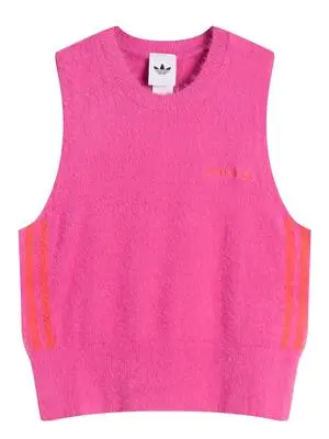 Adidas Knitted Fluffy Vest - Semi Lucid Fuchsia