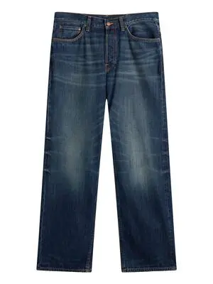 Nudie Jeans Loud Larry Wide Leg Jeans - Dirt Wash