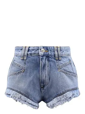 Isabel Marant Eneidala Denim Shorts - Blue