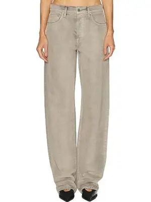 GRLFRND Bella Low Rise Boyfriend - Grey Cloud