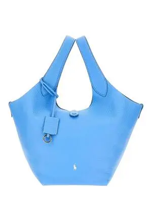 Polo Ralph Lauren Leather Tote - Sky Blue