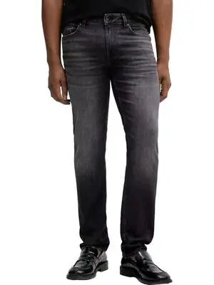 Guess Faded Five-pocket Jeans - Grey