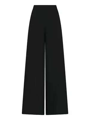 DI STAVNITSER Aurora Silk Trousers - Black