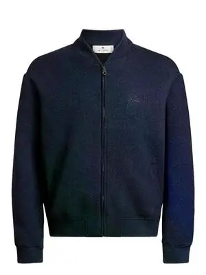 Etro Jacquard Bomber Jacket - Blue