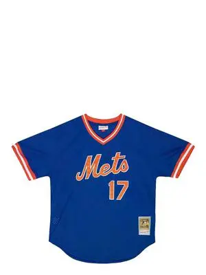 Mitchell & Ness Mlb Mets 1986 Keith Hernandez T-shirt - Blue