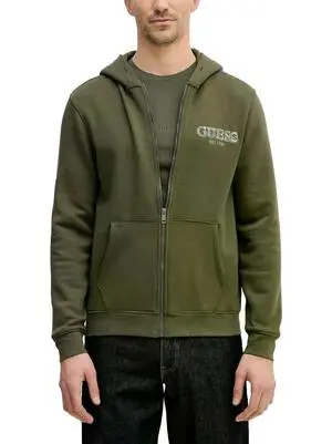 Guess Zip-up Hoodie - Green