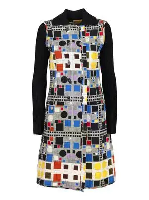 FENDI Geometric Quilted Coat