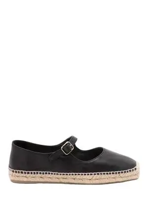 CastaÑer Buckle-strap Espadrilles - Black