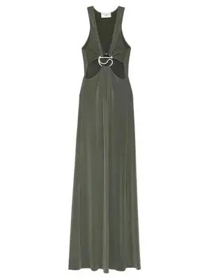 Coperni Cutout Maxi Dress - Green