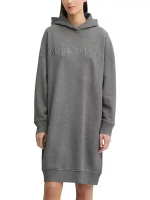 Marc O'polo Hooded Mini Dress - Grey