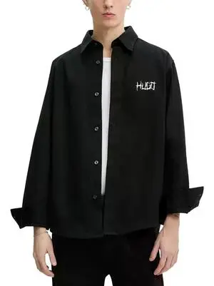 Hugo Logo Shirt - Black