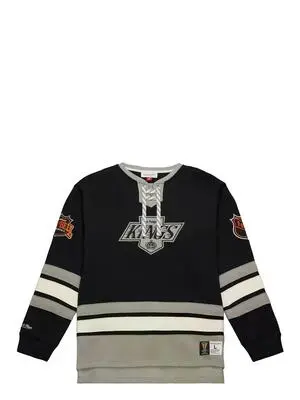 Mitchell & Ness Los Angeles Kings Lace-up Pullover - Black