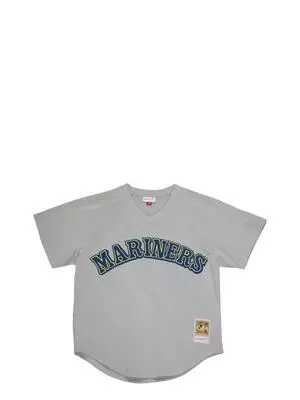 Mitchell & Ness Mlb Mariners 1989 Ken Griffey Jr. T-shirt - Grey