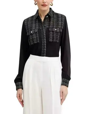 Guess Sandra Embellished Button Shirt - Black