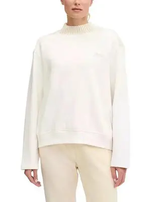 Guess Embroidered-logo Sweatshirt - Neutrals