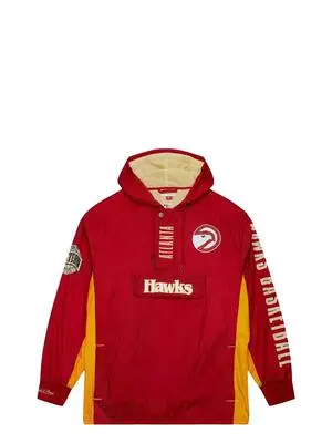 Mitchell & Ness Atlanta Hawks Team Og 2.0 Hoodie - Red