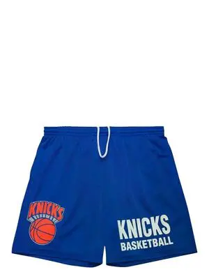 Mitchell & Ness X Purple Brand New York Knicks Hardwood Classics Shorts - Blue