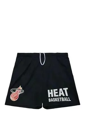 Mitchell & Ness Miami Heat Gameday Shorts - Black