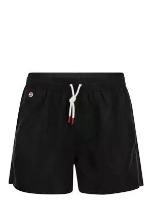 Kiton Logo Swim Shorts - Black