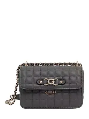 Guess Nadira Quilted Cross Body Bag - Grey