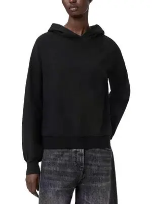 ALLSAINTS Logo Hooded Top - Black