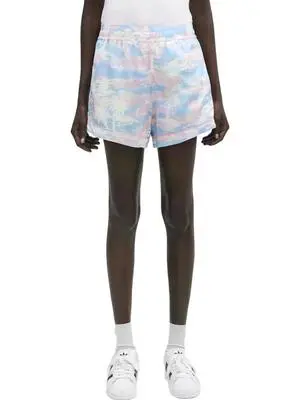 A BATHING APE Graphic Shorts - Blue