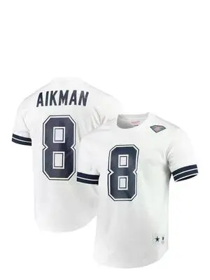 Mitchell & Ness Nfl Cowboys Troy Aikman T-shirt - White