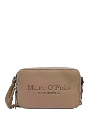Marc O'polo Debossed Zip Crossbody Bag - Neutrals