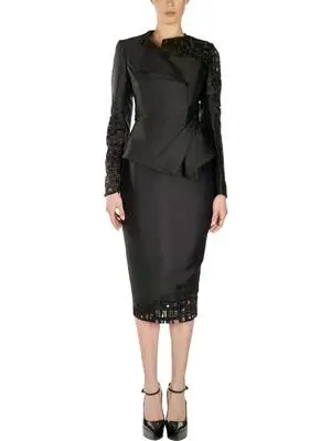 ARAFTU Panelled Suit - Black
