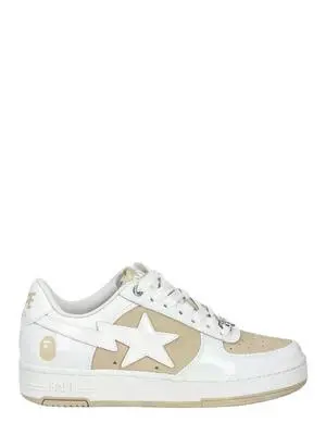 A BATHING APE Sta #6 L Logo Sneakers - White