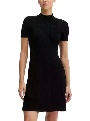 Hugo Cable-knit Mini Dress - Black
