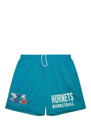 Mitchell & Ness Charlotte Hornets Hardwood Classics Gameday Shorts - Blue