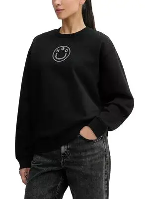 Hugo Rhinestone-embellished Sweatshirt - Black
