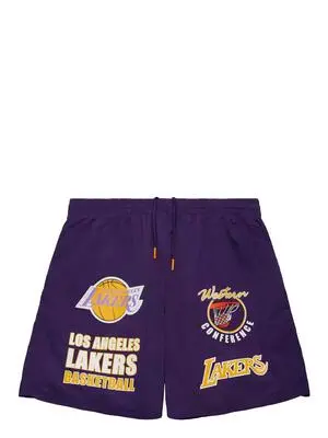 Mitchell & Ness Los Angeles Lakers Shorts - Purple