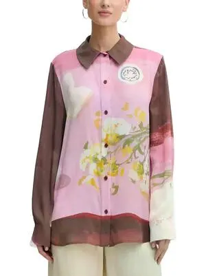 Stine Goya Floral-print Shirt - Pink