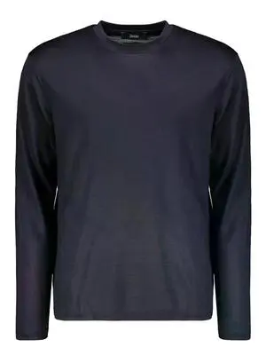 Herno Long-sleeve Round-neck Top - Blue