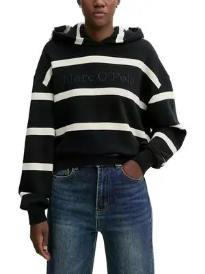 Marc O'polo Striped Hoodie - Black