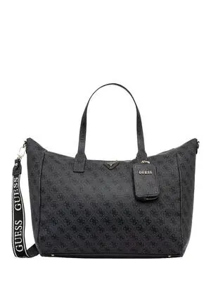 GUESS Patterned Zip Tote