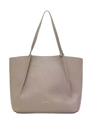Marc O'polo Medium Grained-leather Tote Bag - Neutrals