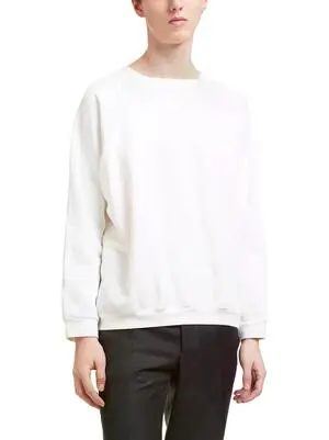 AIEZEN Crew-neck Raglan-sleeve Sweatshirt - White