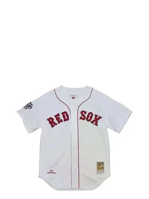 Mitchell & Ness Mlb Red Sox 2013 David Ortiz Shirt - White