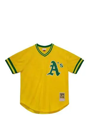 Mitchell & Ness Mlb Athletics 1984 Rickey Henderson T-shirt - Yellow