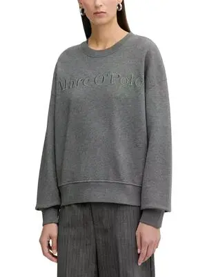 Marc O'polo Embossed Logo Sweatshirt - Grey