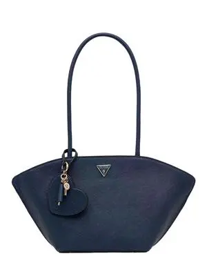 Guess Heart-charm Tote Bag - Blue
