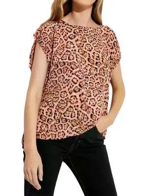 ONETEASPOON Animal-print T-shirt - Orange