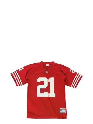 Mitchell & Ness Nfl San Francisco 49ers 94 Deion Sanders T-shirt - Red
