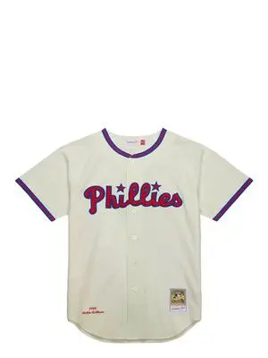 Mitchell & Ness Mlb Phillies 1948 Richie Ashburn Shirt - Neutrals